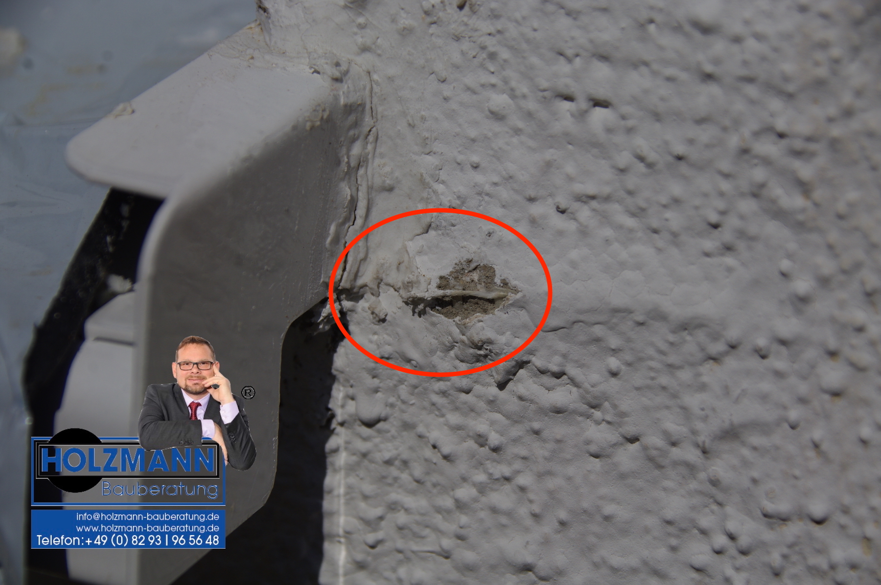 Oberflächenbeurteilung Putzflächen